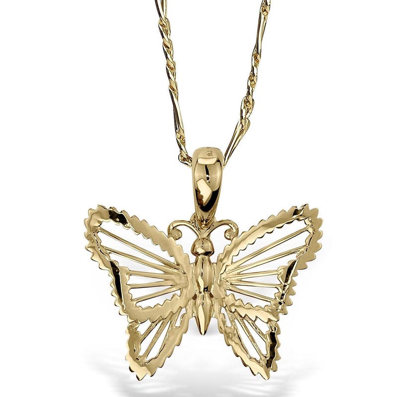 Butterfly Nugget Necklace - Etsy