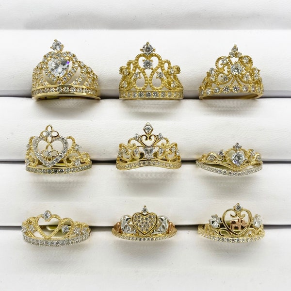 Gold Crown Ring - Etsy