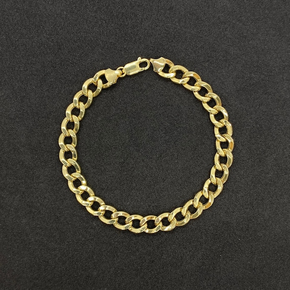 10k Gold Cuban Curb Link Bracelet Anklet Classic Style for Men Women Boy Girl Durable Jewelry Everyday Wear Special Gift for Him Her Etsy