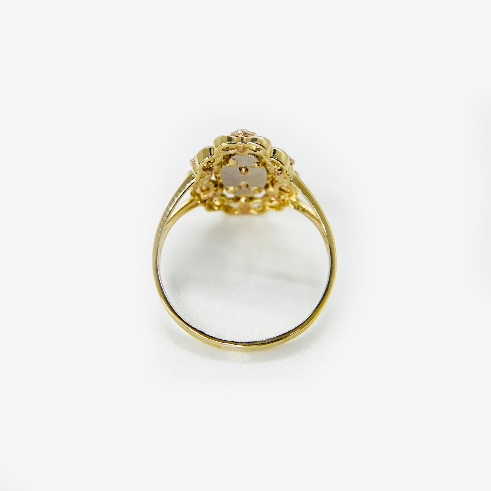 10k & 14k Solid Gold Quinceanera Ring 15th Birthday Rose CZ Ring for ...