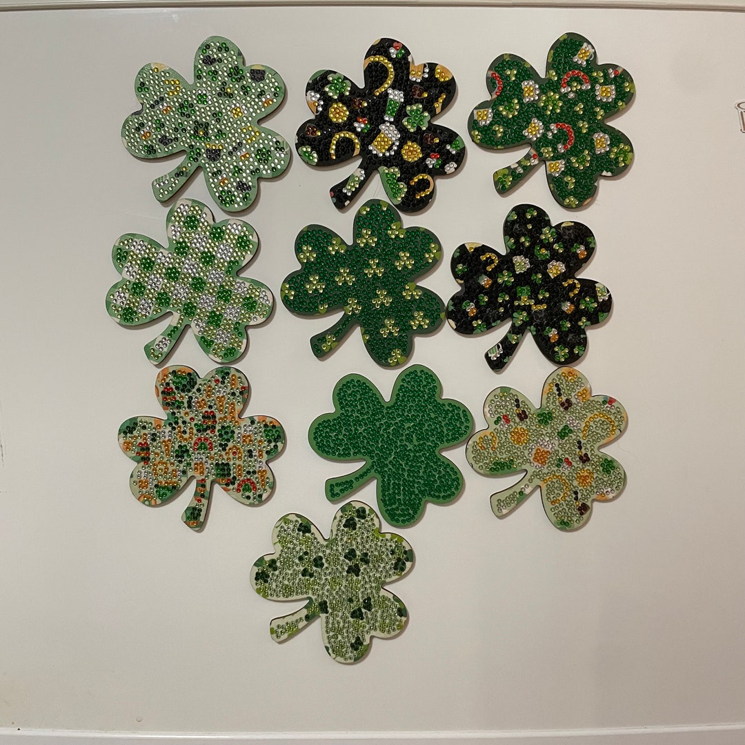 Shamrock Magnets| St. Patrick’s Day|kitchen Magnets| Fridge Magnets ...