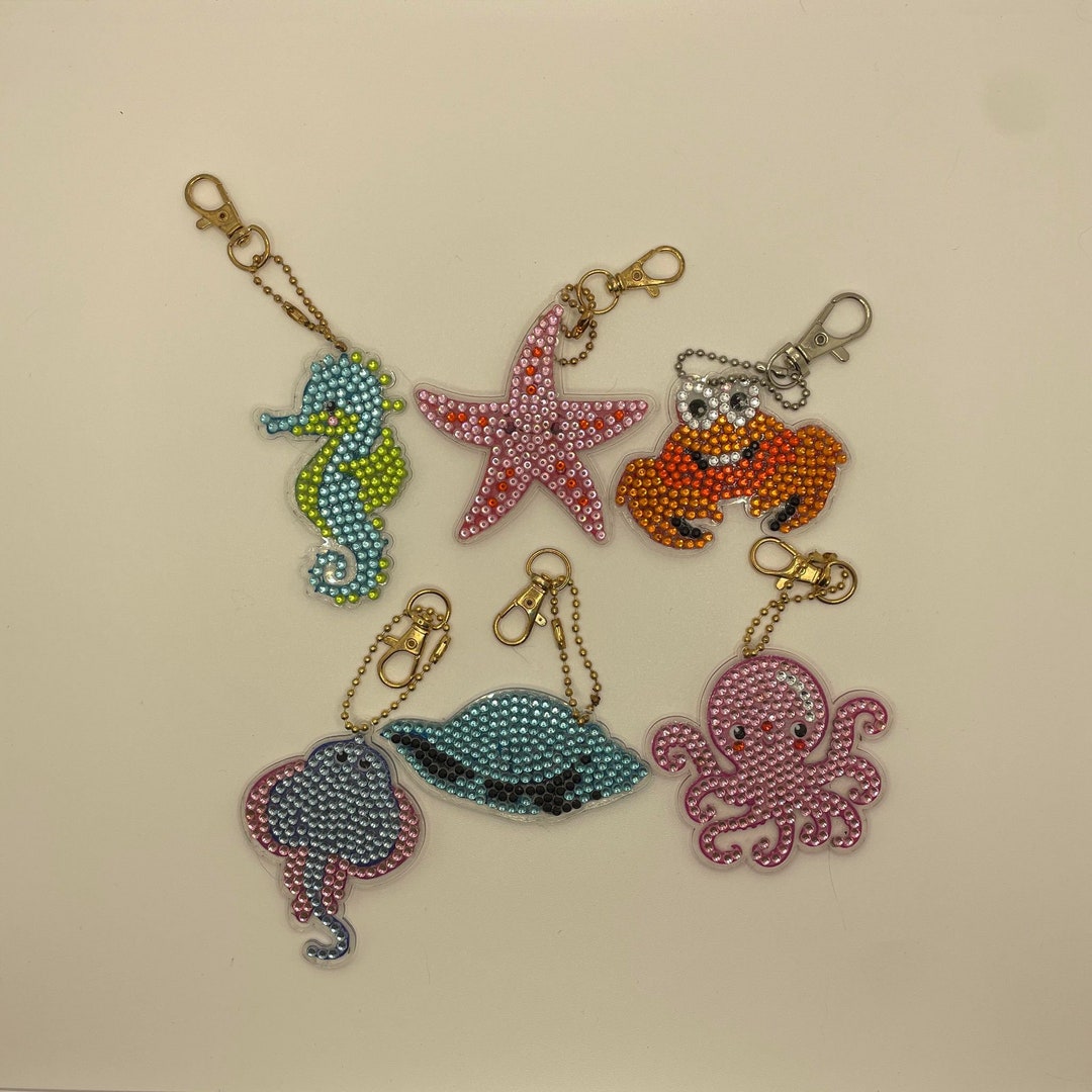 Sea Creature Keychains | Purse Charms | Bag Charms | Zipper Charms ...
