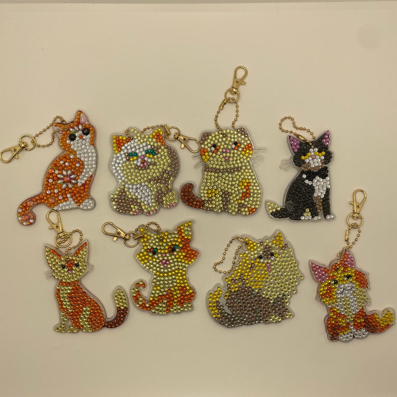 Cat Bag Charm - Etsy