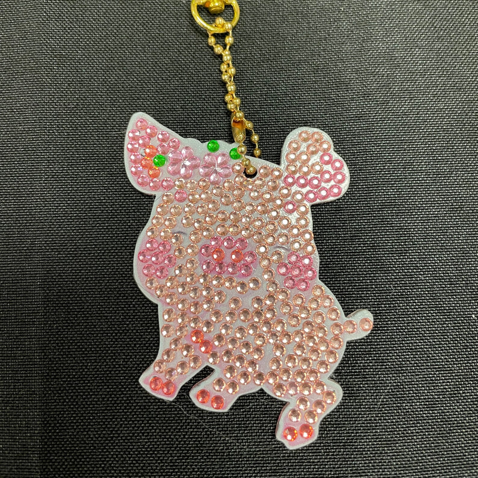Diamond Art Cute Piglet Keychains/bag Tags/fan Pulls/ornaments ...