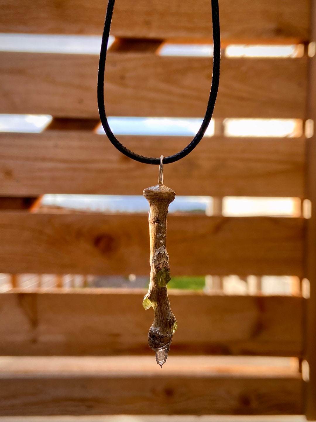 Elemental Alchemists Wand Wood & Stone Medicine Stick Magical Nature ...