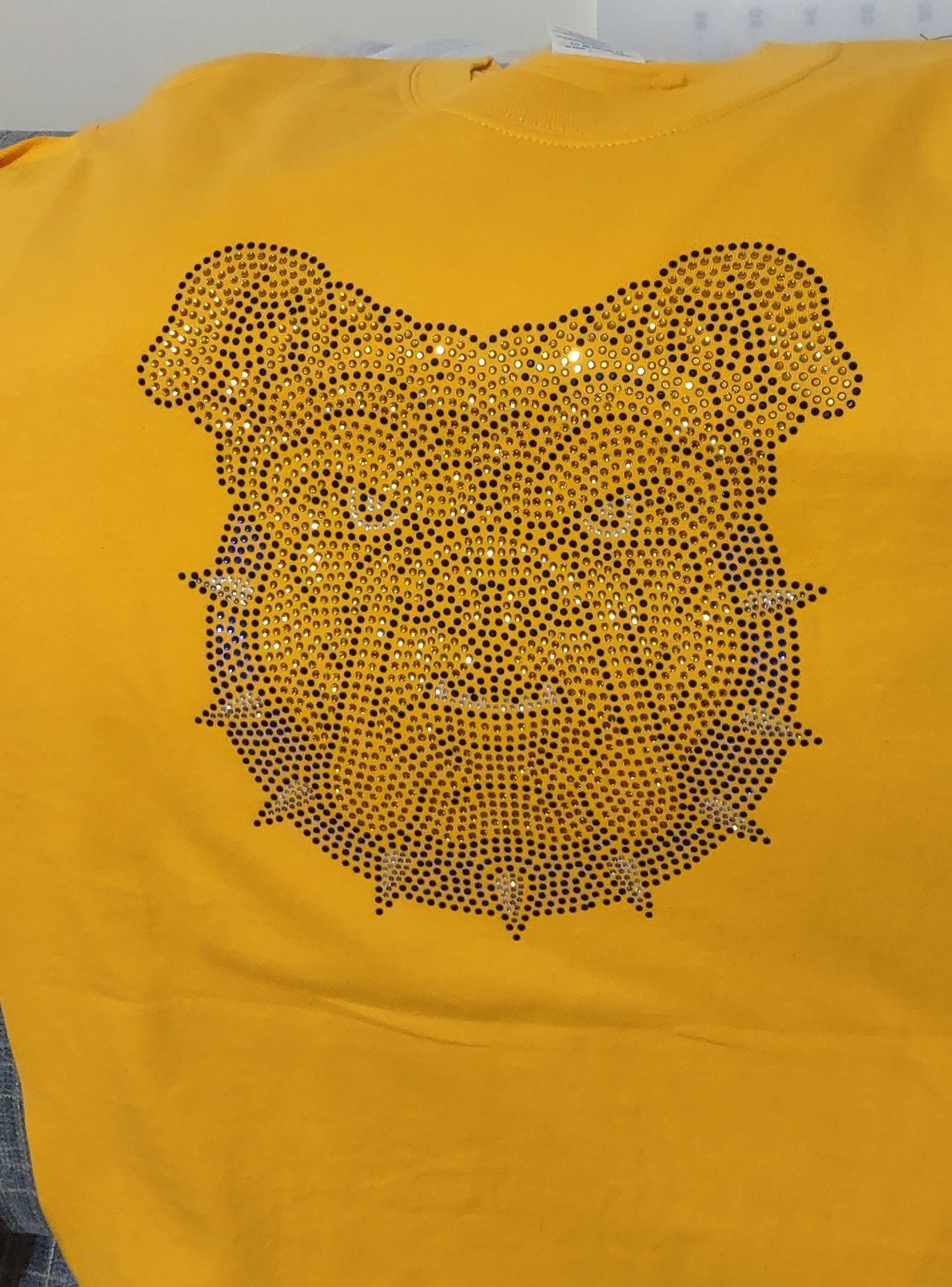 RHINESTONE AGGIE HEAD - Etsy