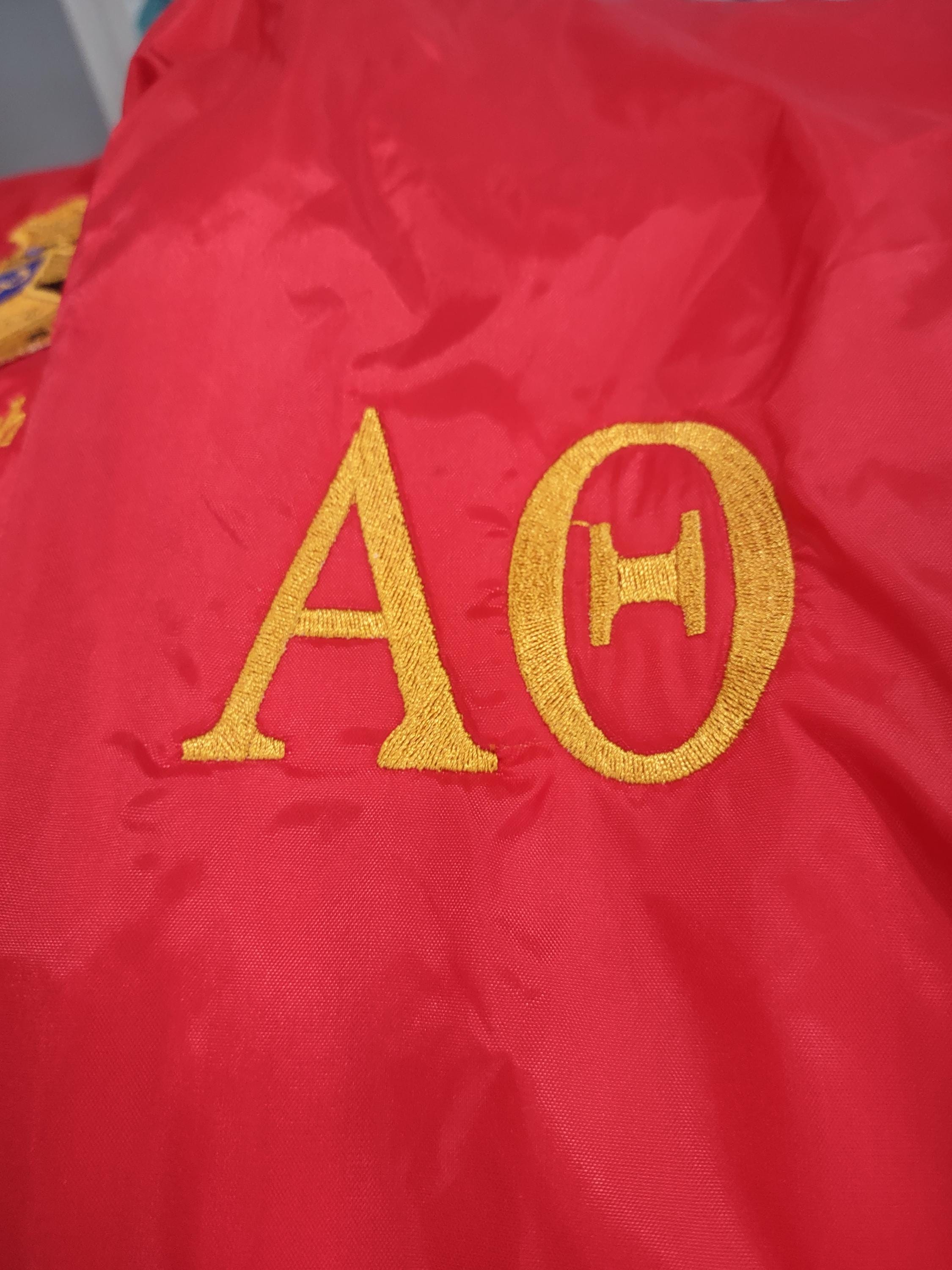Personalized Greek Letter Line Jacket: Sorority/fraternity Outerwear - Etsy