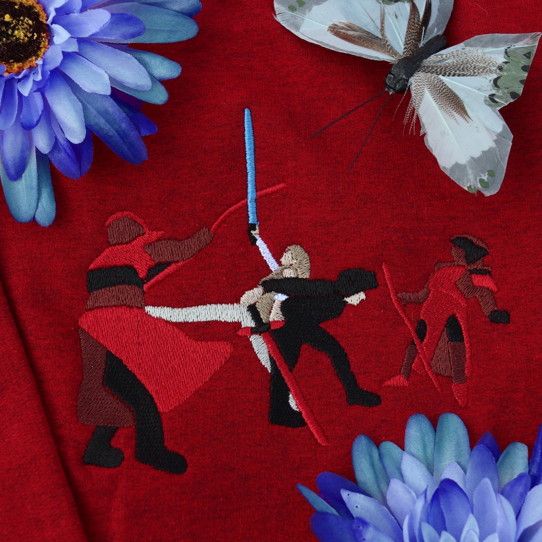 Red Room Reylo Embroidered Sweater - Etsy
