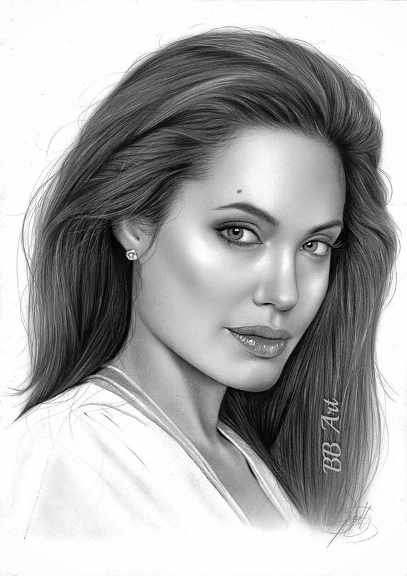 Angelina Jolie Drawing