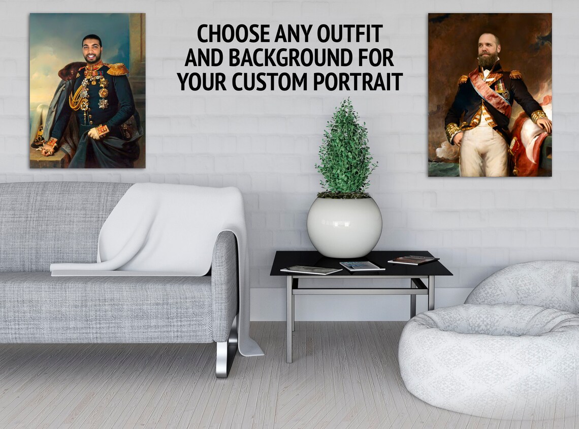 Custom Royal Portrait From Photopersonalized Regal - Etsy
