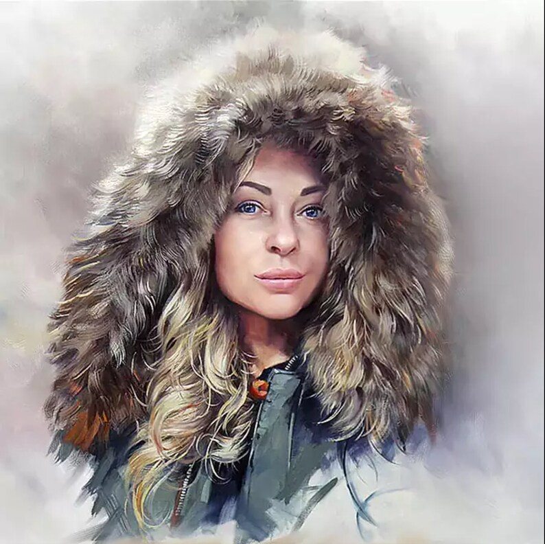 Custom Oil Painting From Photo Custom Oil Portrait From - Etsy