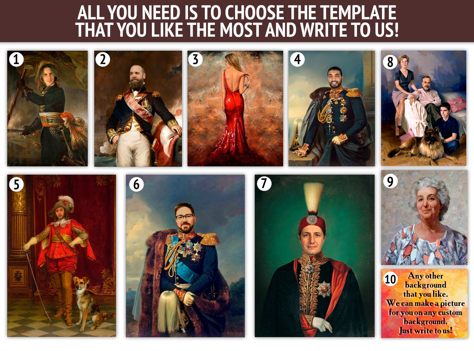 Custom Royal Portrait From Photopersonalized Regal - Etsy