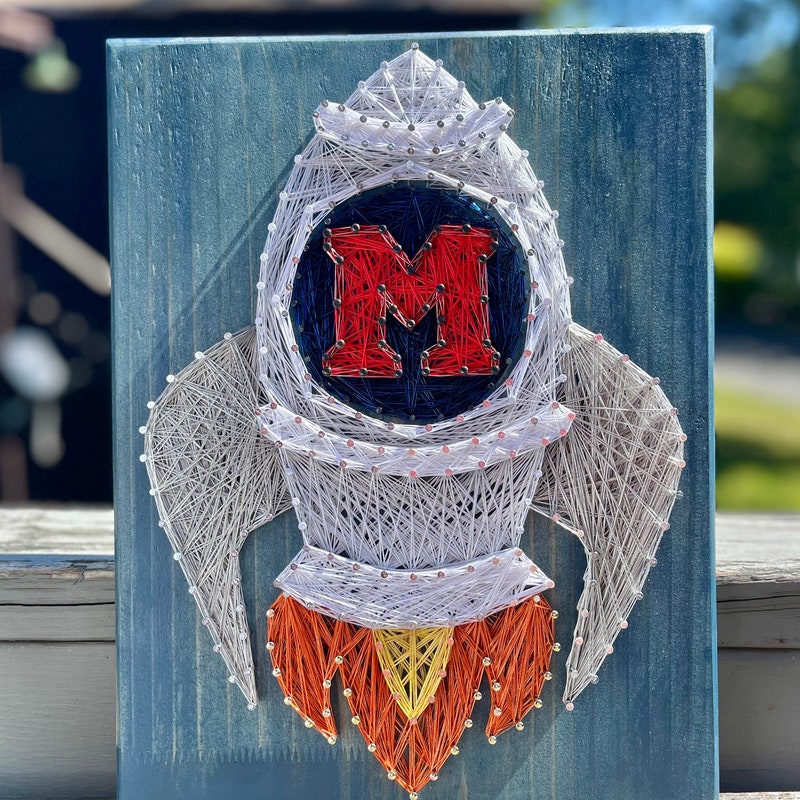 Rocket Ship Art - Etsy