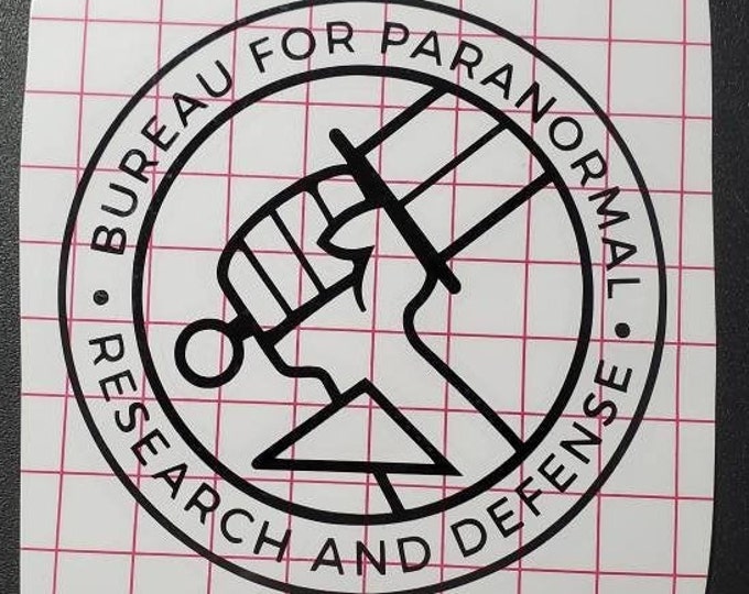 Hellboy BPRD Insignia, Vinyl Sticker Decal for Windows, Car, Truck ...