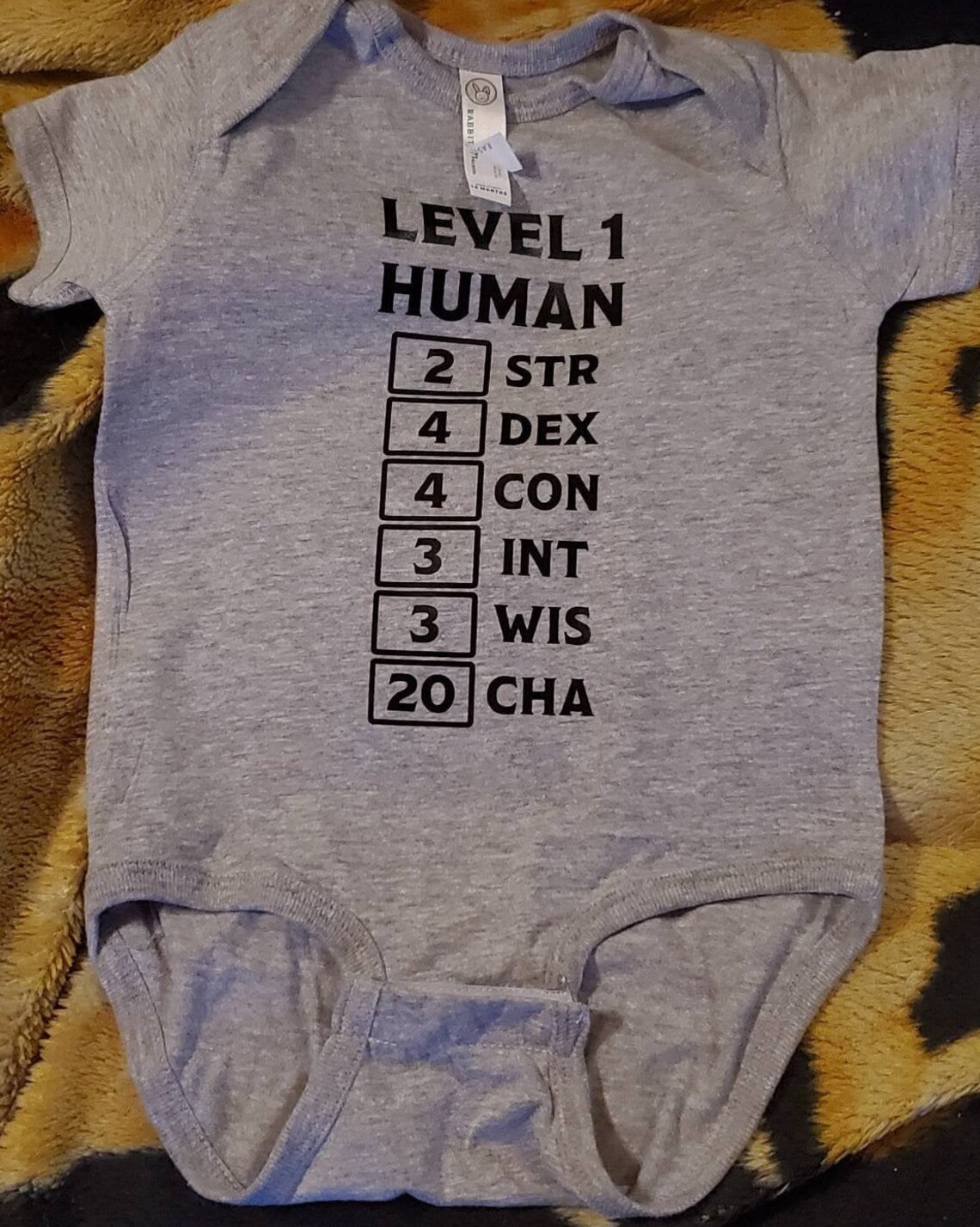 Onesie Level 1 Human | Etsy