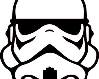 Scout Trooper Helmet Vinyl Decal | Etsy