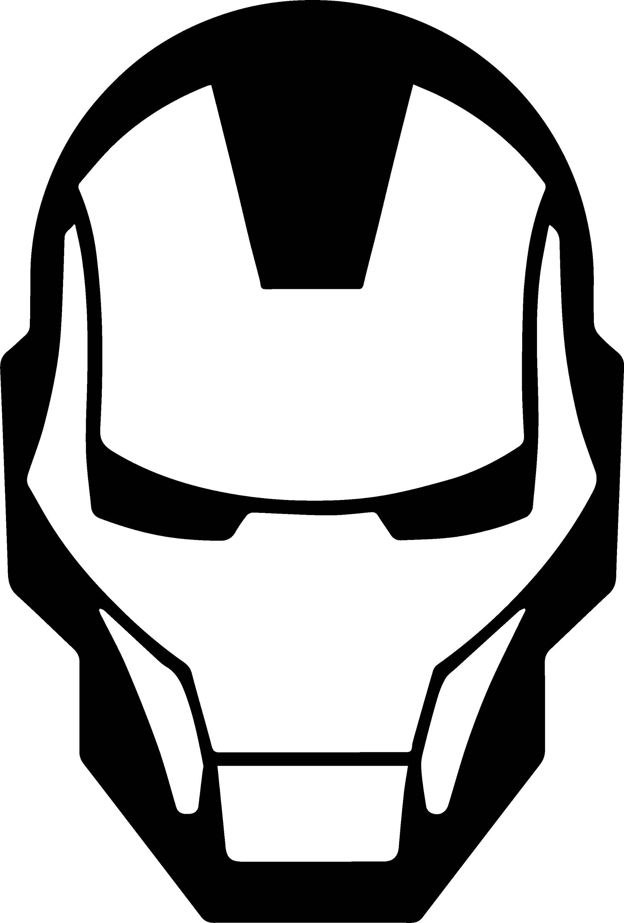 Black And White Iron Man Logo Black And White Iron Man Logo