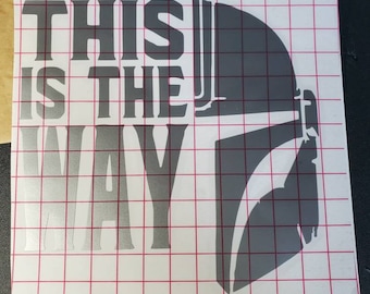 This is the Way Decal - Etsy