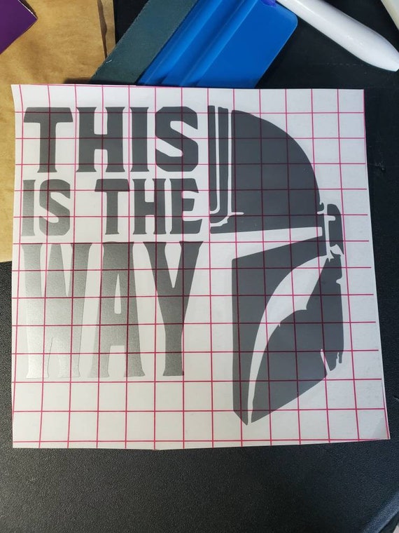 This is the Way Vinyl Decal - Etsy
