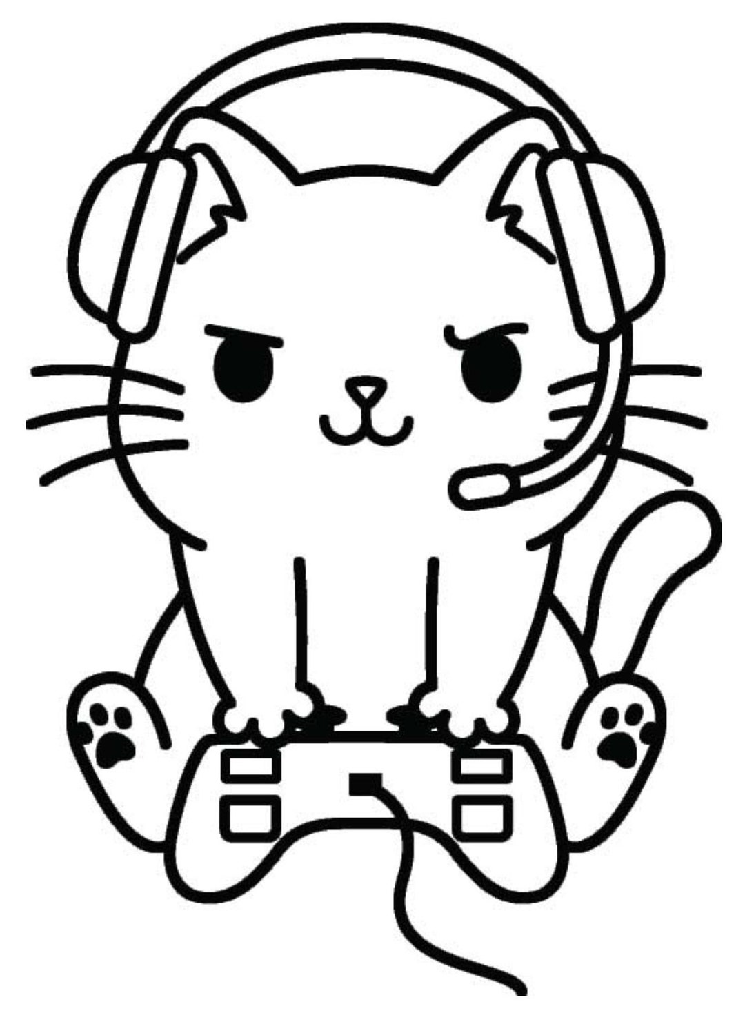 Gamer Kitty - Console - Etsy