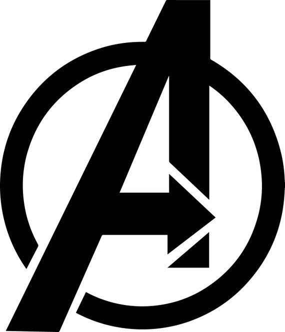 Avengers Letter A Logo Vinyl Decal - Etsy
