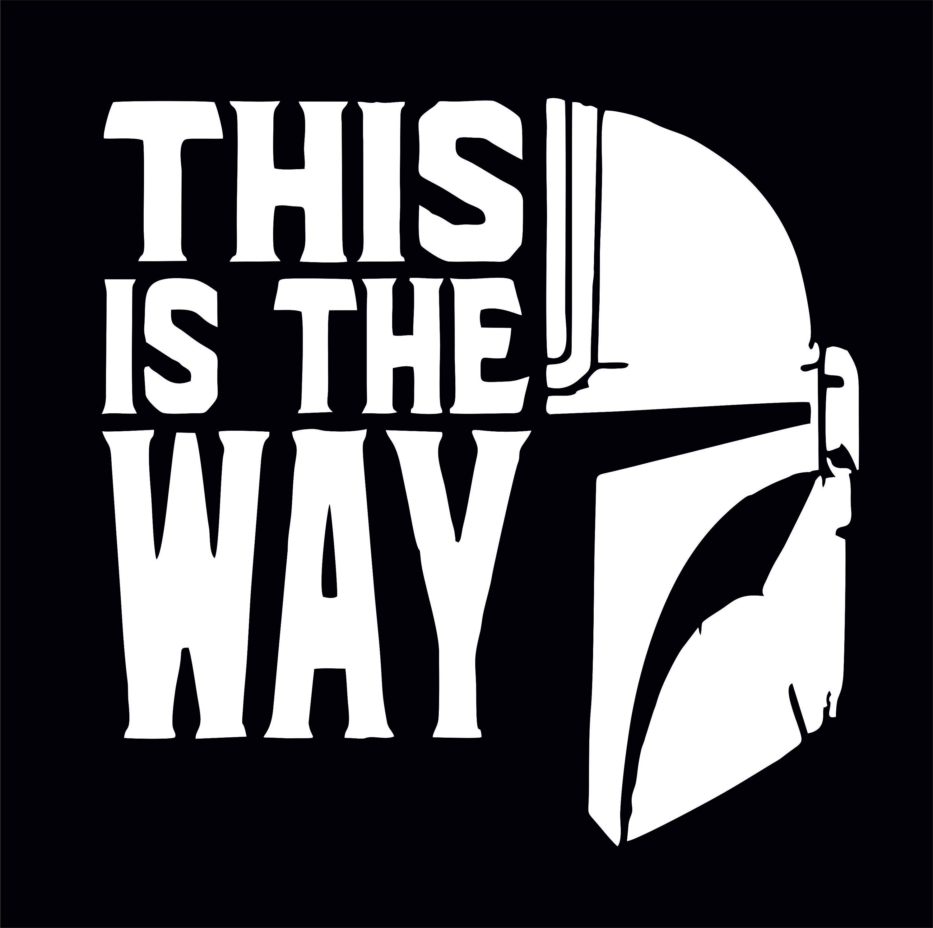 This is the Way vinyl decal | Etsy
