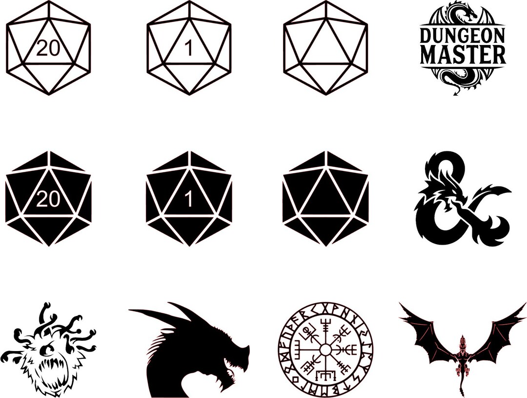 RPG Address Labels - White Matte - Etsy