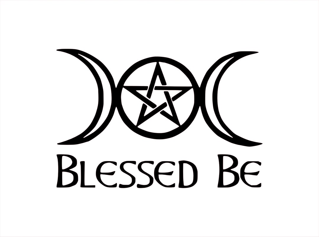 Blessed Be Vinyl Decal - Etsy