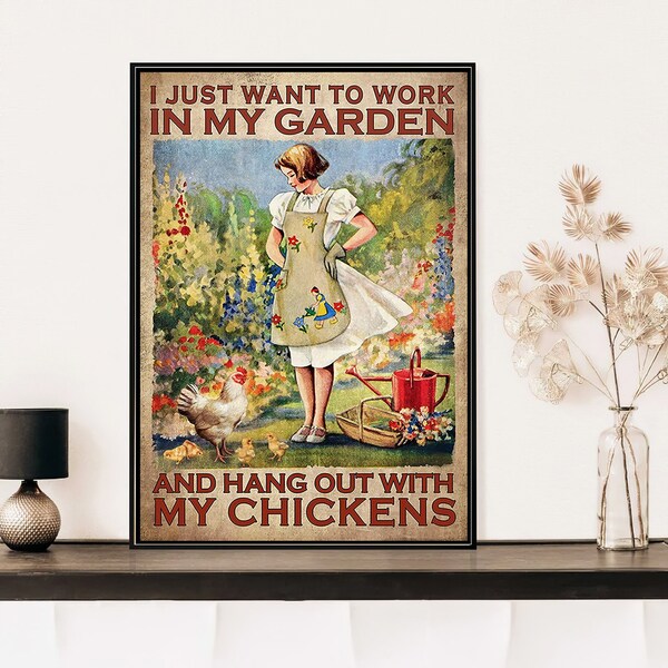 Chicken Poster - Etsy