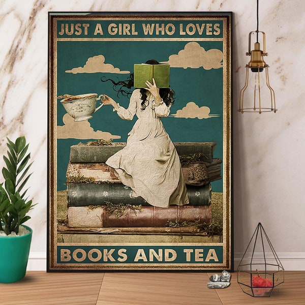 Love Books Poster - Etsy