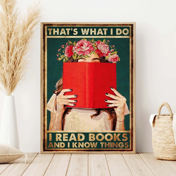 Love Books Poster - Etsy