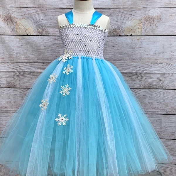 Elsa Tutu Dress - Etsy