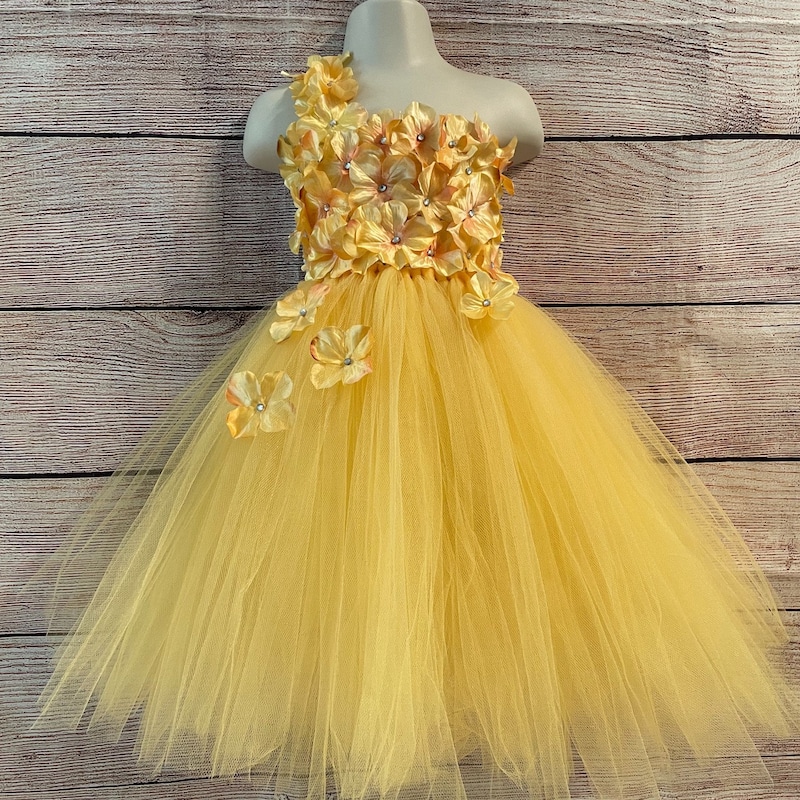 Girls Yellow Dress - Etsy