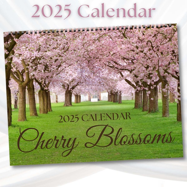 Cherry Blossom Calendar - Etsy