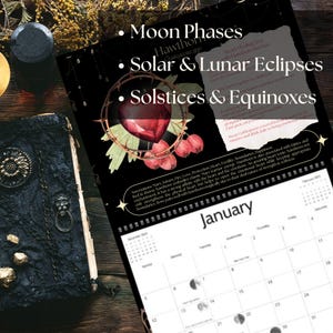 MAGICAL HERBS Calendar 2026 | Seasonal Magic Spells & Rituals | Lunar ...