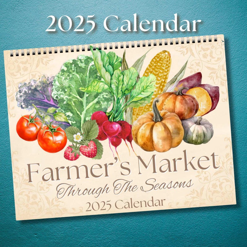 Market Calendar 2025 - Etsy