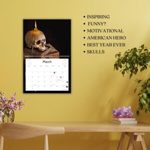 Skull Calendar 2025: Gothic, Horror, Tattoo, Stoic, Heavy Metal, Biker ...