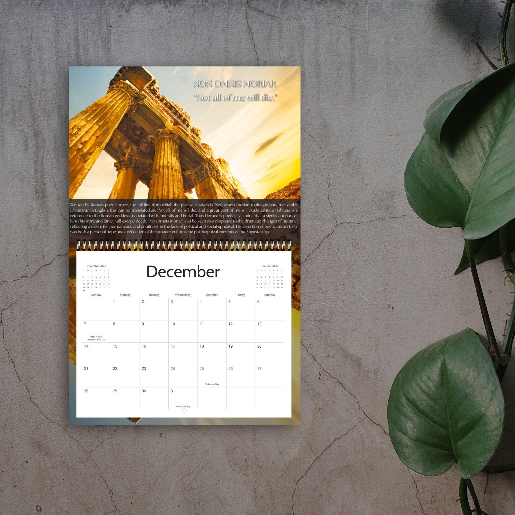 ROMAN EMPIRE CALENDAR 2026 | Thinking About Ancient Rome Quotes, Viral ...