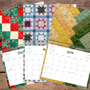 Quilt Calendar 2026 | Textile Art Sewing Crafting Lover Handmade Fabric ...