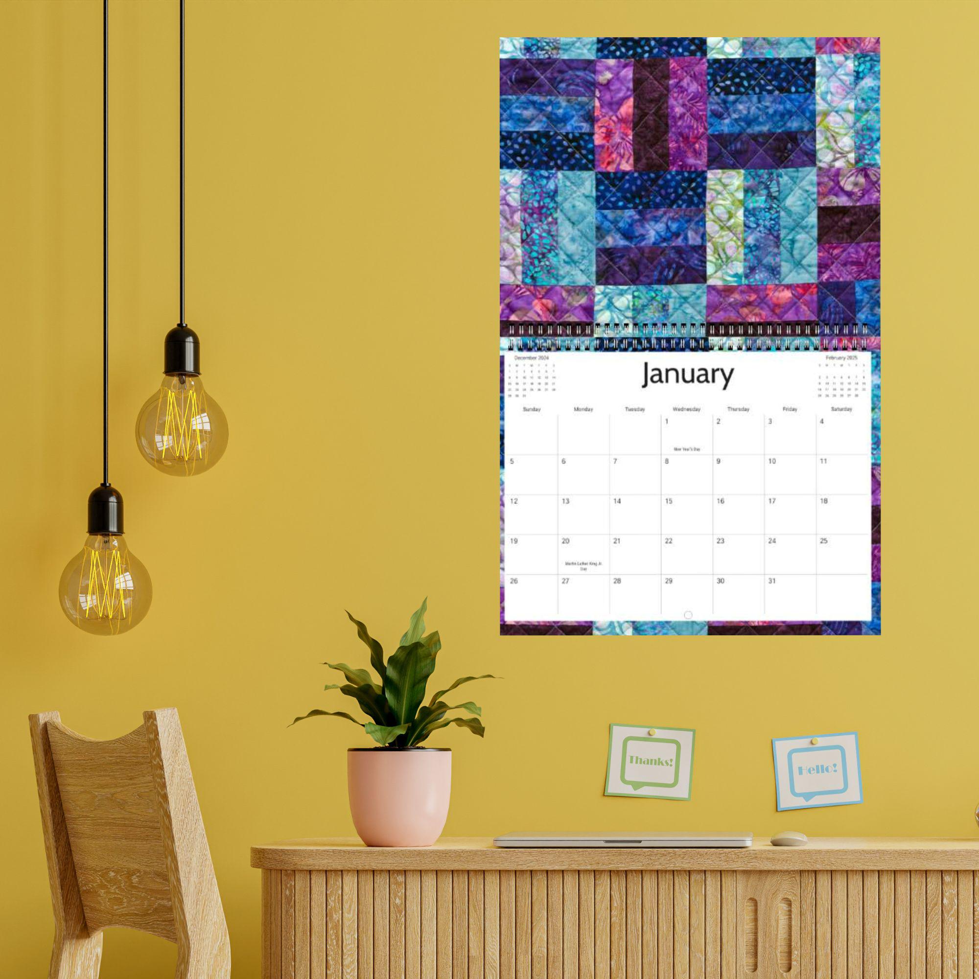 Quilt Calendar 2026 | Textile Art Sewing Crafting Lover Handmade Fabric ...