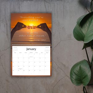 BACON Calendar 2025 | Inspirational Quotes Irreverent Parody Humor ...