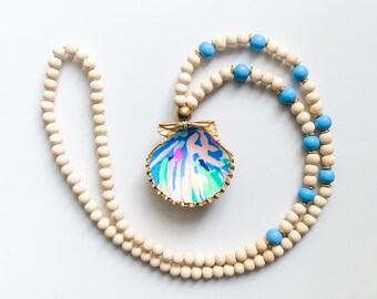 Scallop Shell Necklace | Etsy