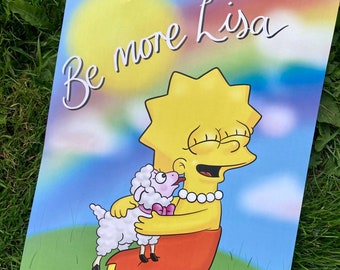 Lisa Simpson Poster | Etsy UK