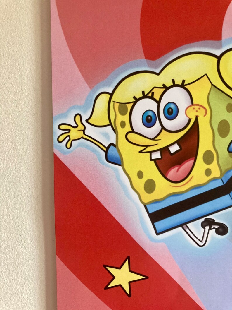 Powerpuff Sponge Poster - Etsy