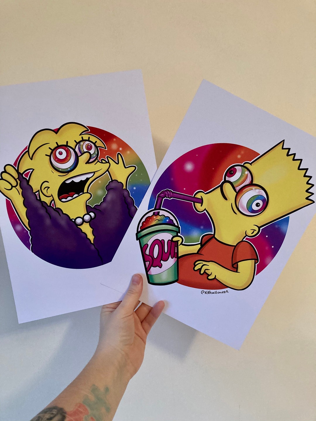 A4 Simpsons Print - Etsy