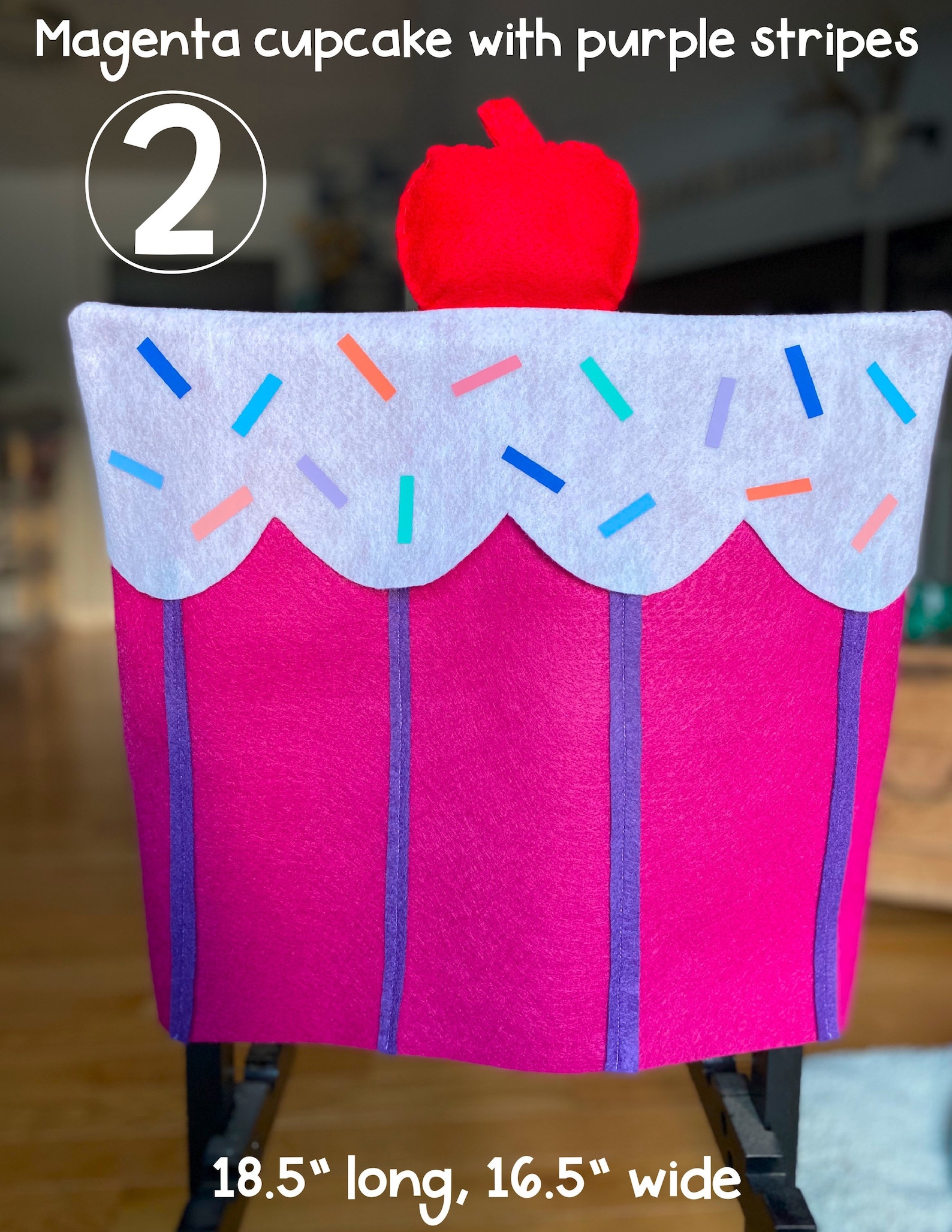Cupcake Chair Covers Birthday Decor Classroom Birthday Chair Etsy