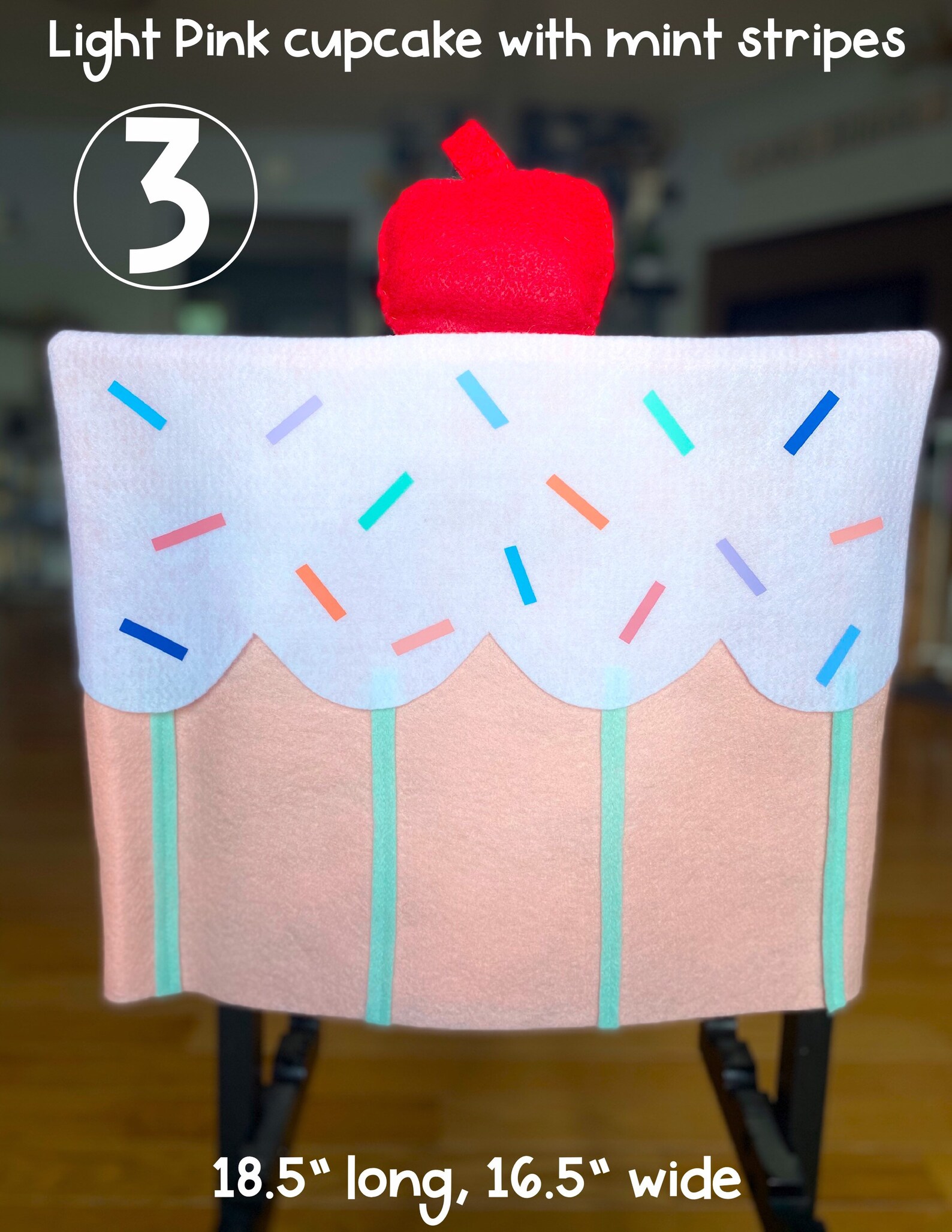 Cupcake Chair Covers Birthday Decor Classroom Birthday Chair Etsy