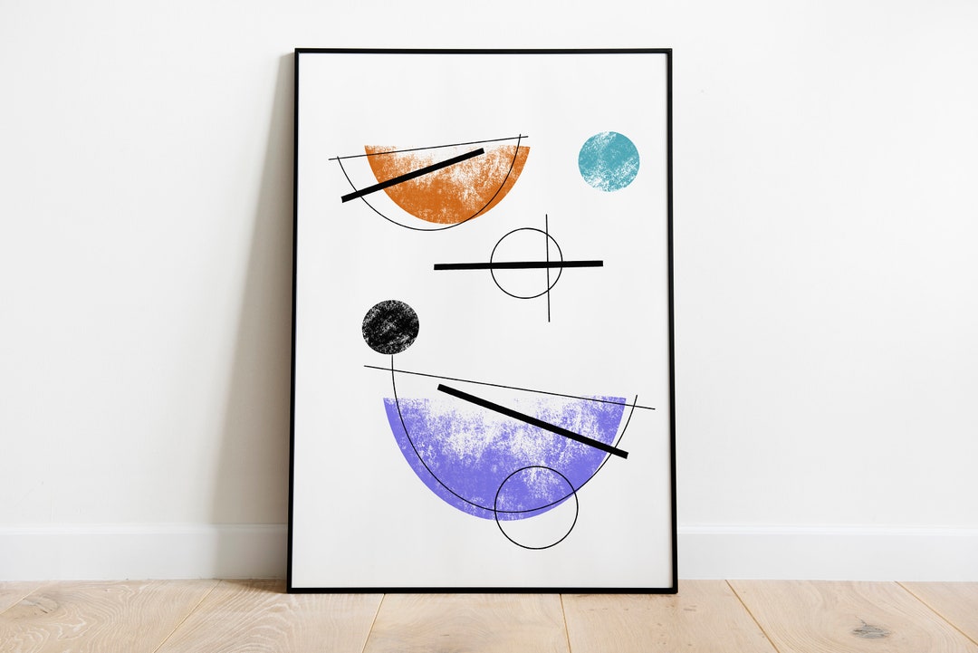 Suprematism Wall Art. Printable Abstract Modern Poster. Digital Art ...
