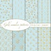 Gold Hearts Digital Paper Pack. Printable Seamless Pattern. - Etsy