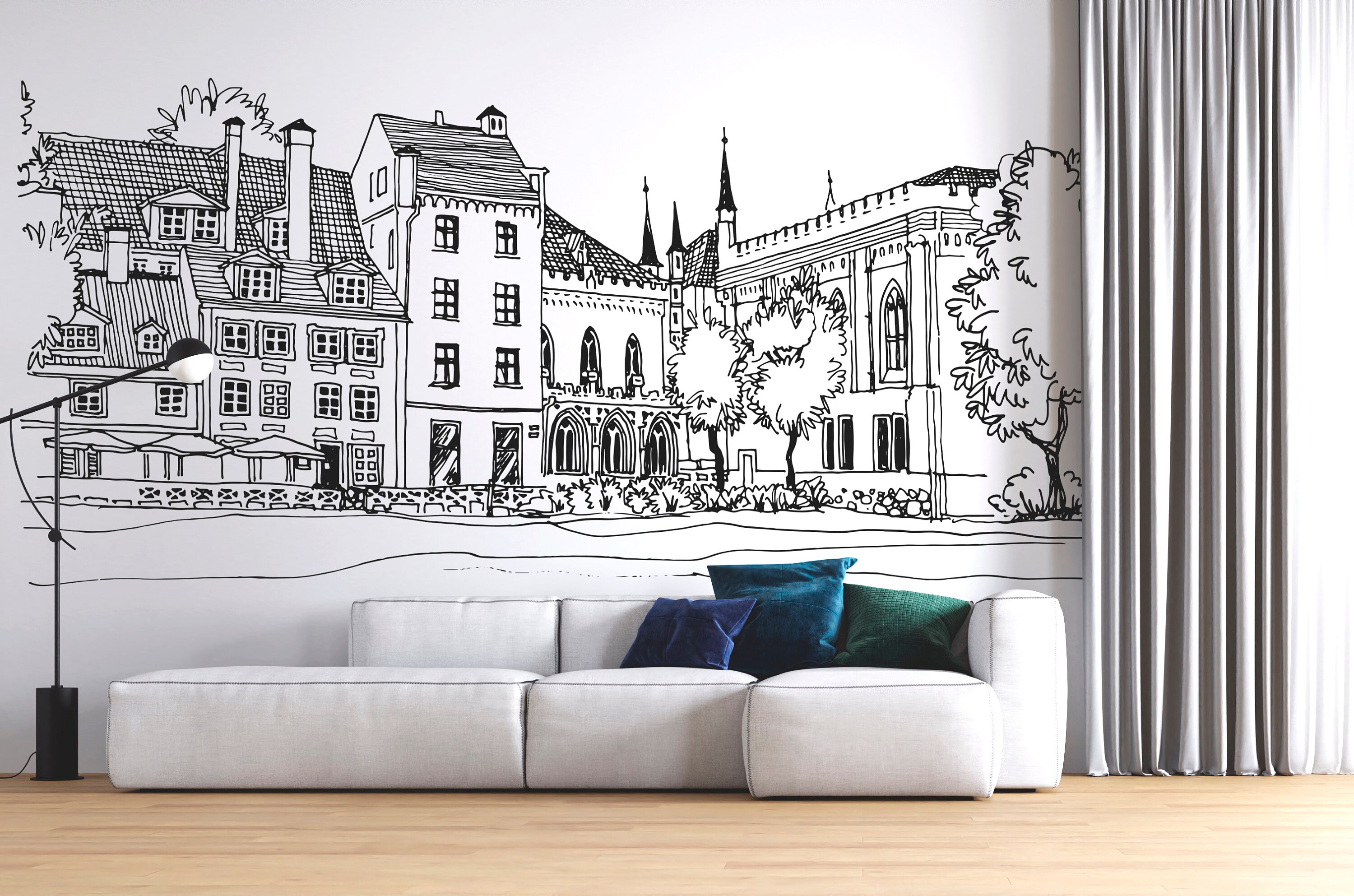 Riga Wall Art. Printable Image. Wall Decor. Urban Landscape ...